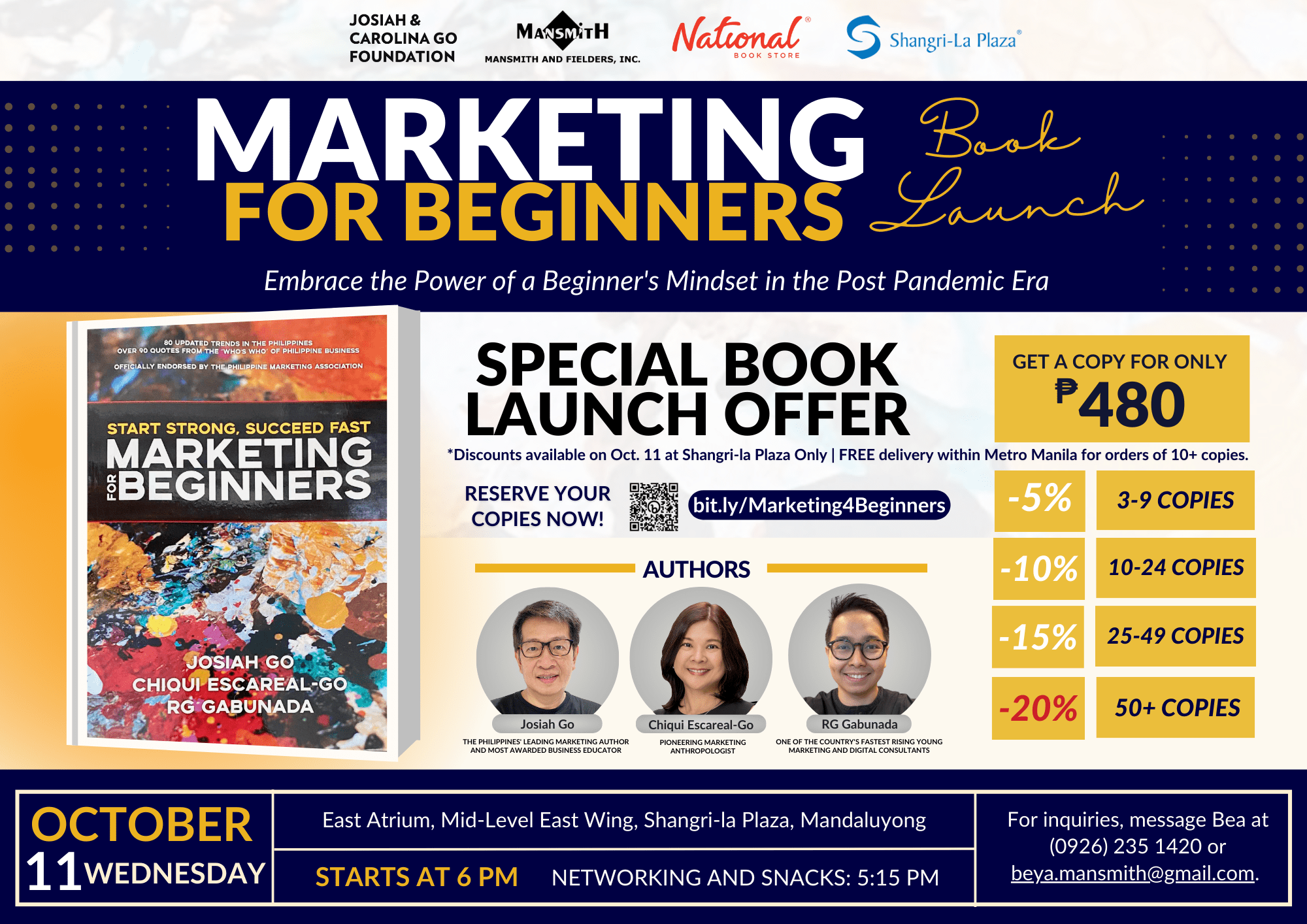 “Marketing for Beginners” Book to be Launched – The Marketing Mentor